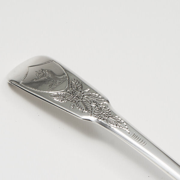 English Sterling Berry Spoon - Zapffe Silversmiths