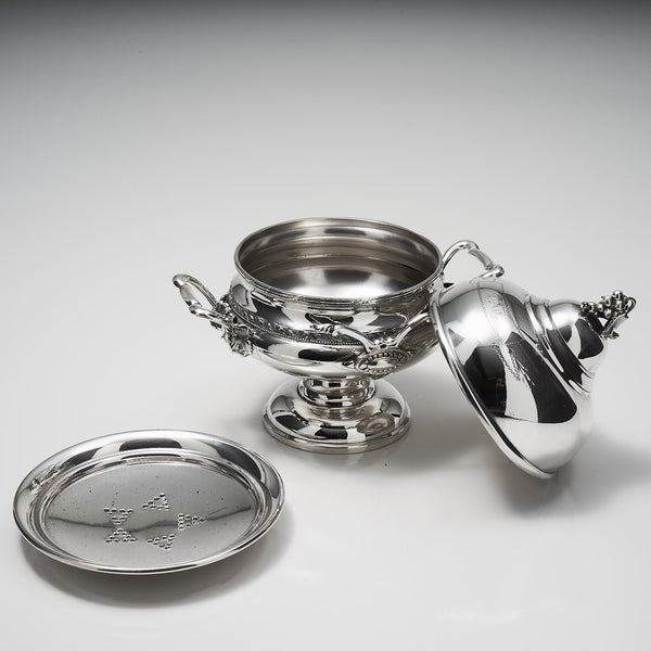 Silver Plated Butter Dish w/ Liner - Zapffe Silversmiths