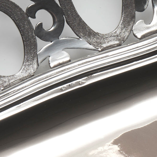 60 Year Anniversary Sterling Silver Presentation Tray - Zapffe Silversmiths